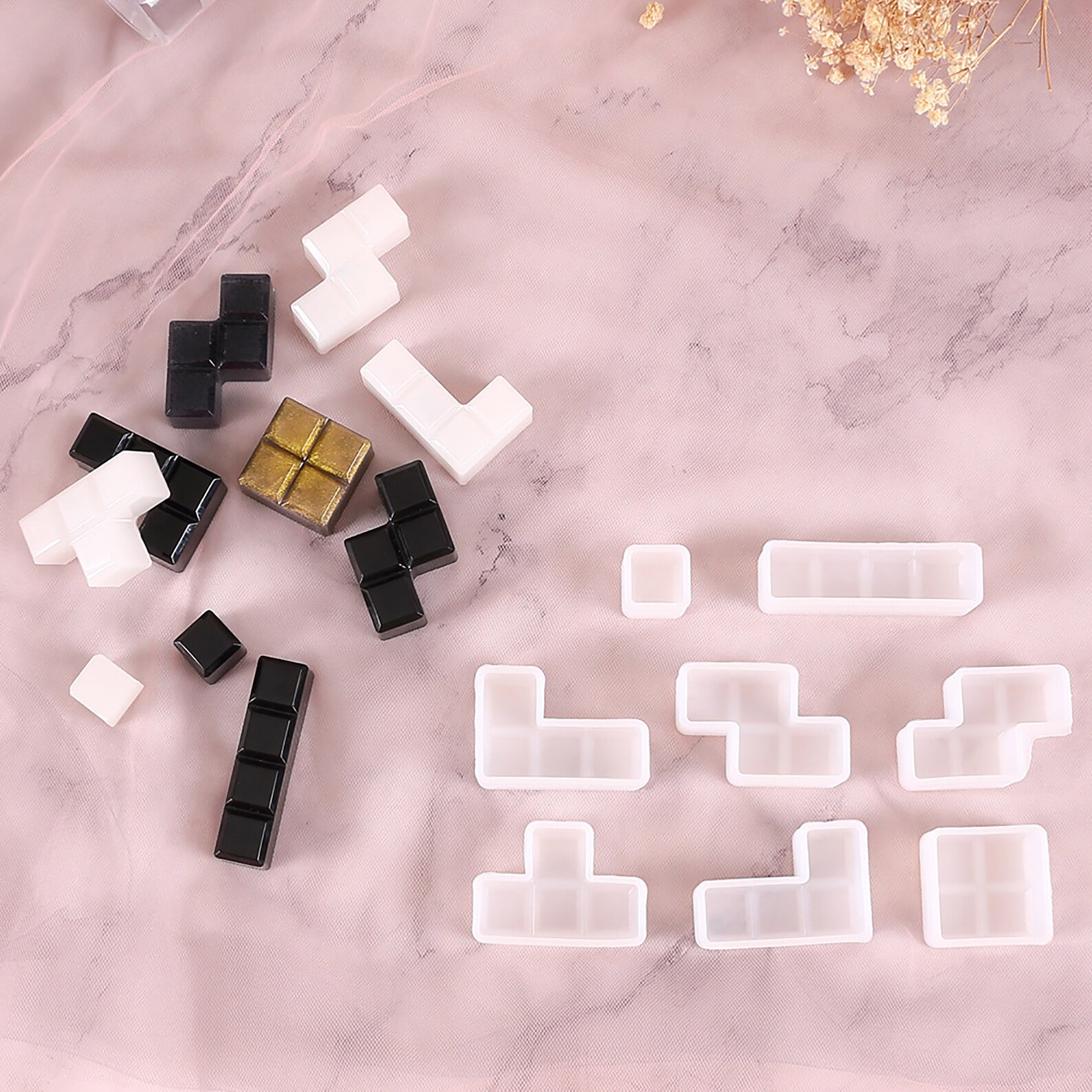 Tetris Resin Mold Tetris Silicone Mold DIY Tetris Game | Etsy