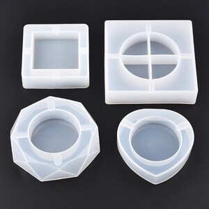 Ashtray Resin Mold, Diamond Shape Ashtray, Square Ashtray, DIY Desk ...