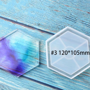 Coaster Silicone Mold-Variety Styles Coaster Resin Mold-DIY | Etsy