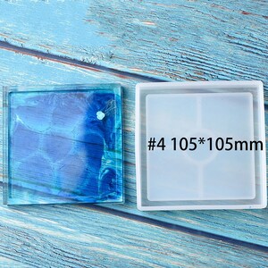 Coaster Silicone Mold-Variety Styles Coaster Resin Mold-DIY | Etsy