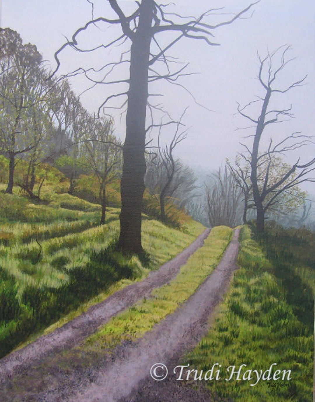 Illumined Path Art Print From Original Painting. Limited - Etsy