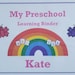 Preschool Learning Binder Rainbows & Butterflies, Educational Busy Book ...