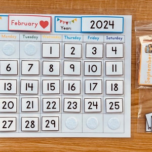 Calendar Time Learning Bundle - Etsy