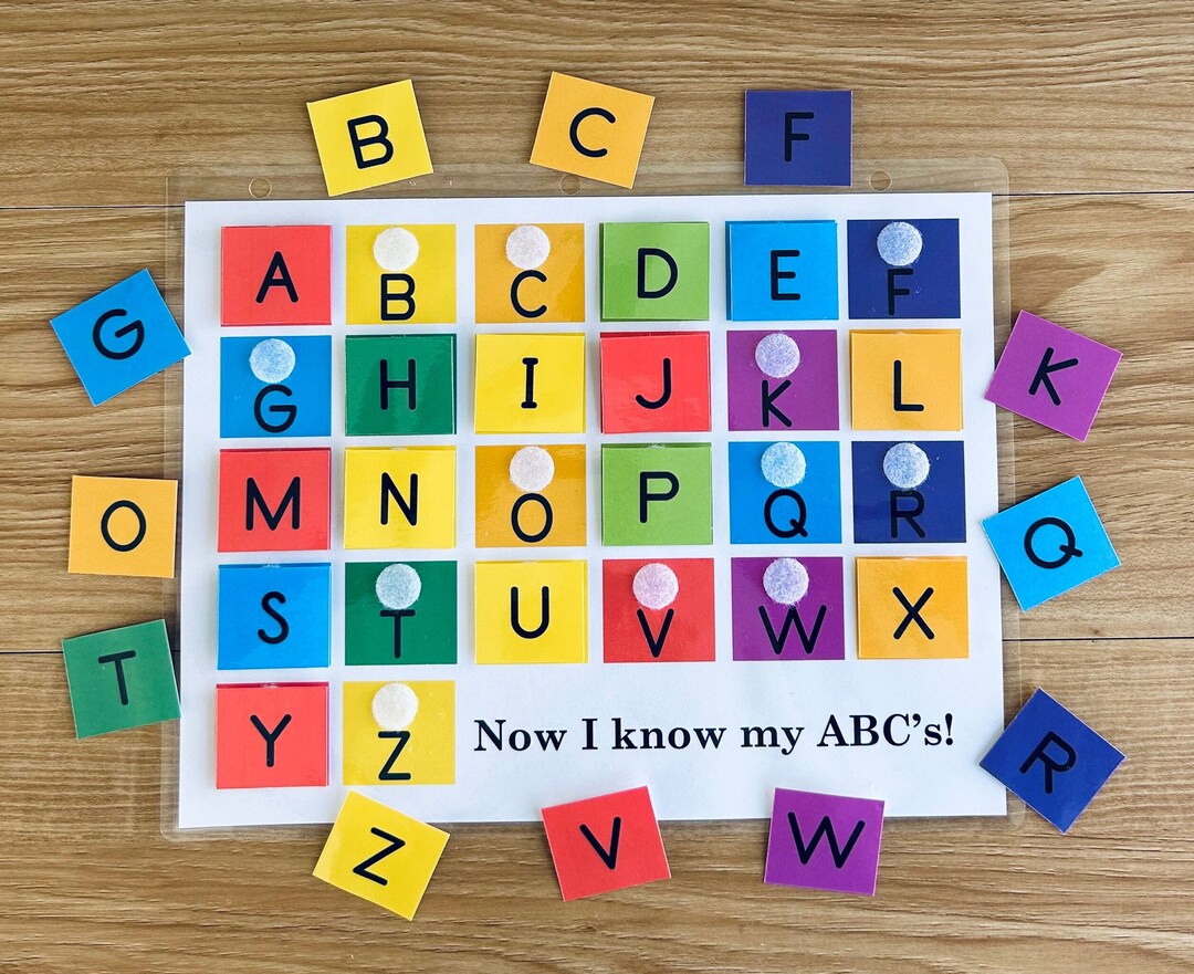 Uppercase Alphabet Letter Match - Etsy