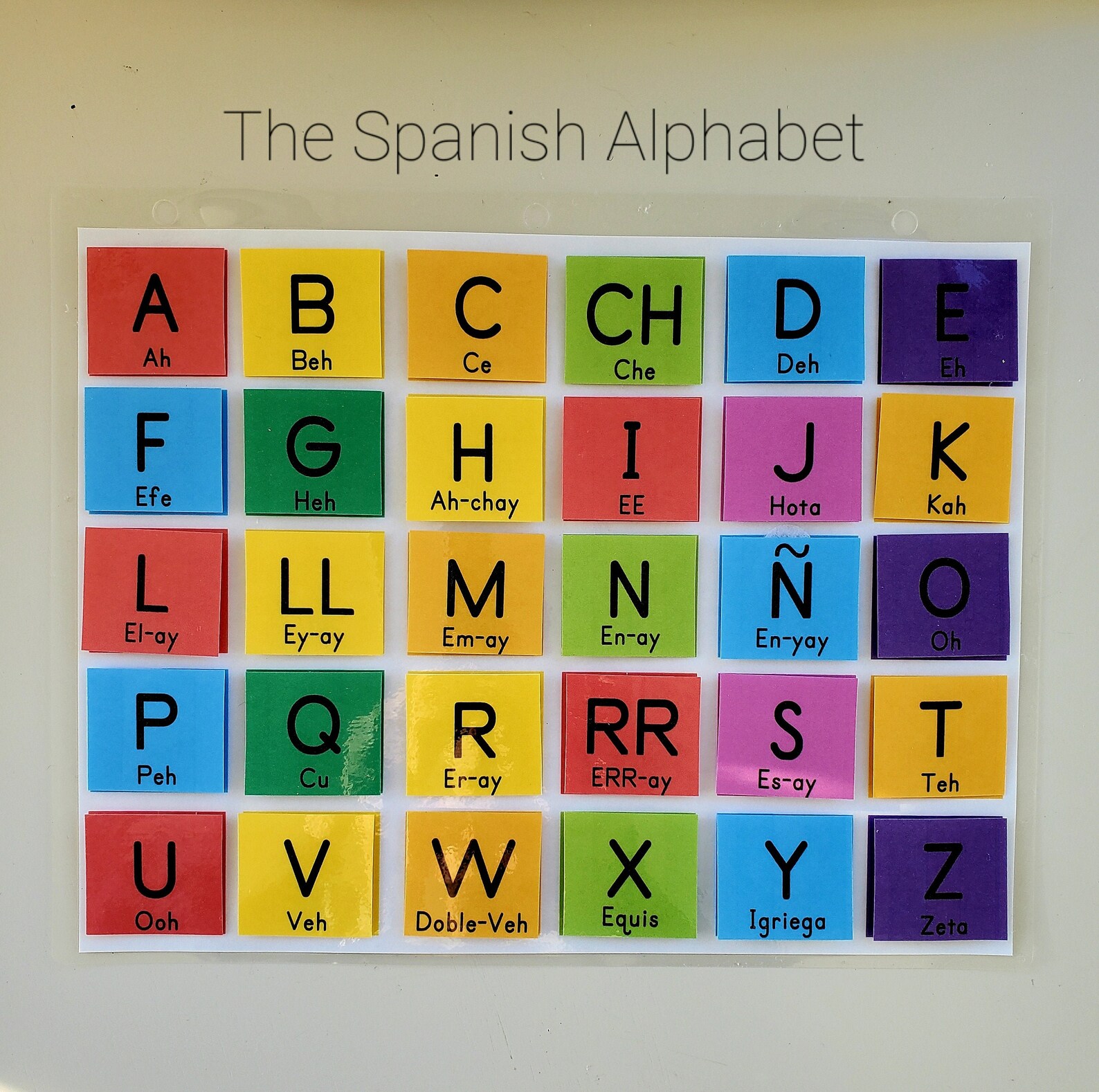 Spanish Alphabet Matching Page | Etsy