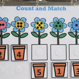 Preschool Learning Binder Rainbows & Butterflies, Educational Busy Book ...