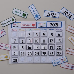 Calendar Time Learning Bundle - Etsy