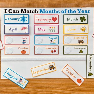 Calendar Time Learning Bundle - Etsy