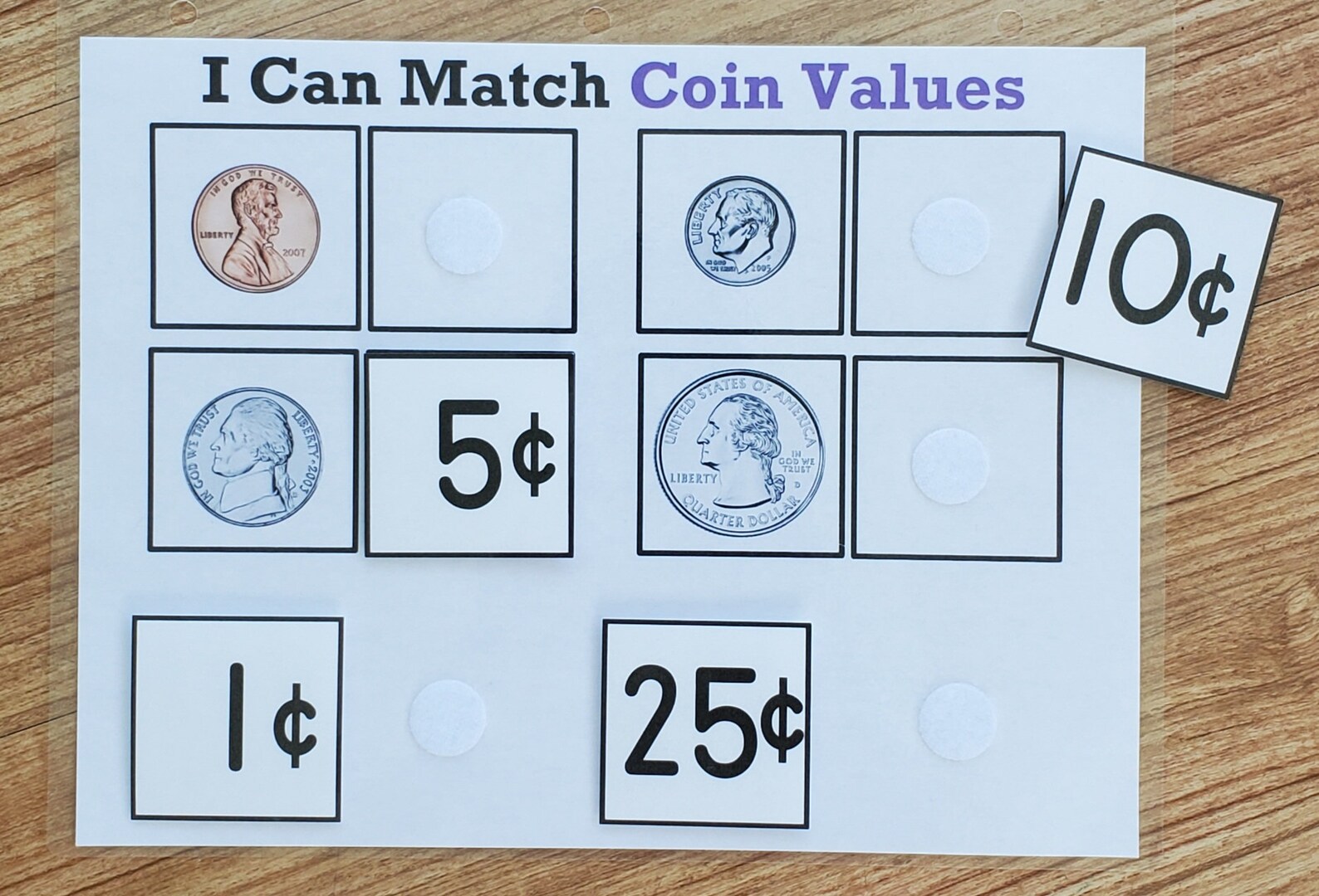 Coin Learning Bundle | Etsy