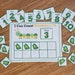 Caterpillar Ten Frame Counting Game 1-10 | Etsy
