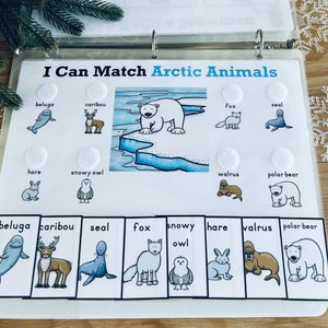 Preschool Learning Binder Ages 3-5 Winter Theme - Etsy