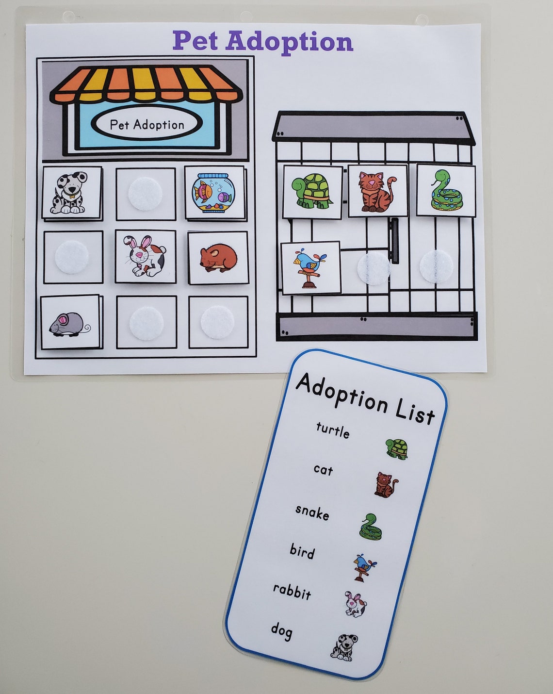 Preschool Pre- Kindergarten Matching Game Bundle: Pretend Play Shopping ...
