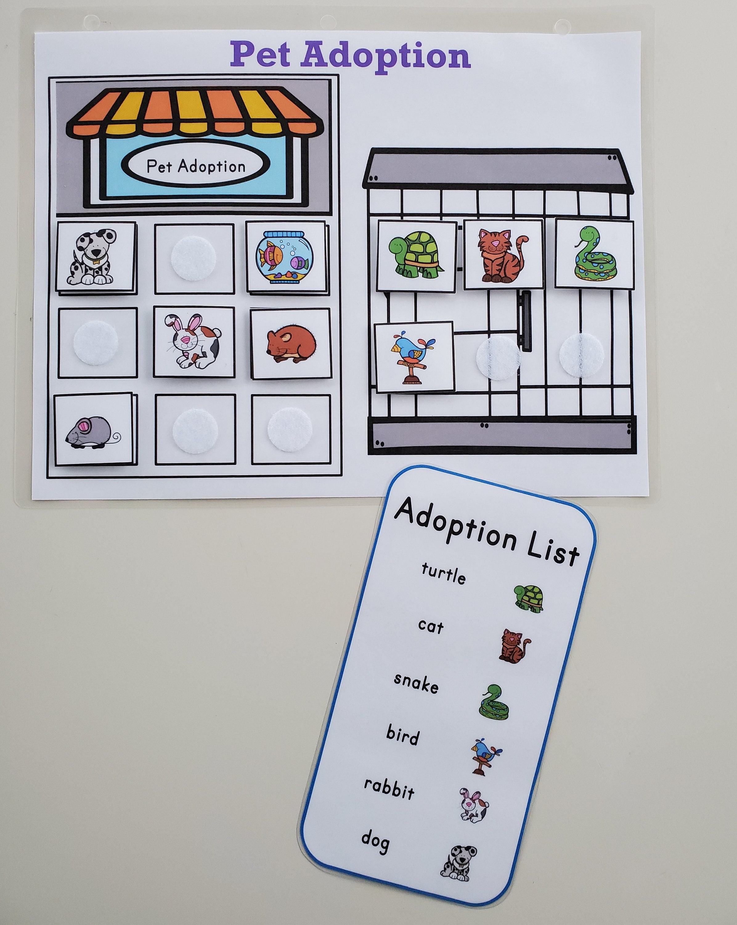 Preschool Pre- Kindergarten Matching Game Bundle: Pretend Play Shopping ...