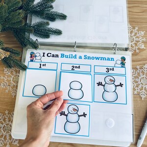 Preschool Learning Binder Ages 3-5 Winter Theme - Etsy