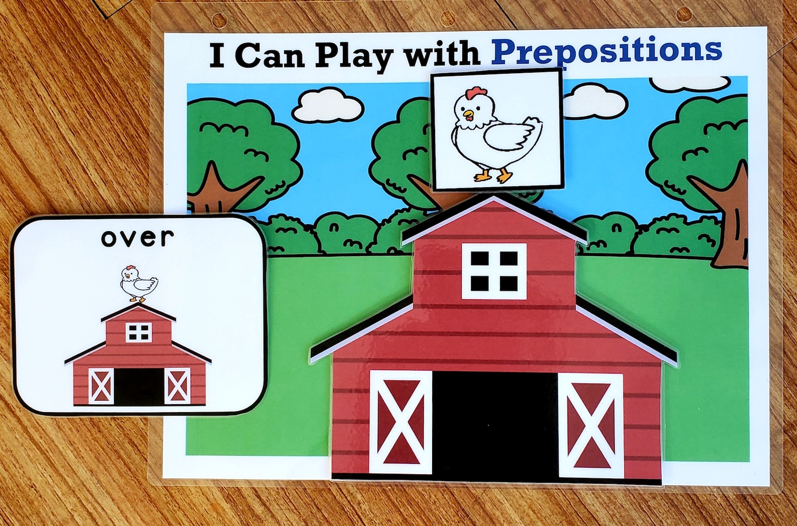 Preposition Play and Learn Bundle - Etsy