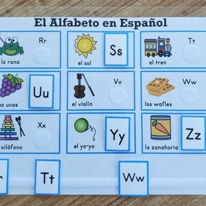 Spanish Alphabet Initial Sound Matching Bundle - Etsy