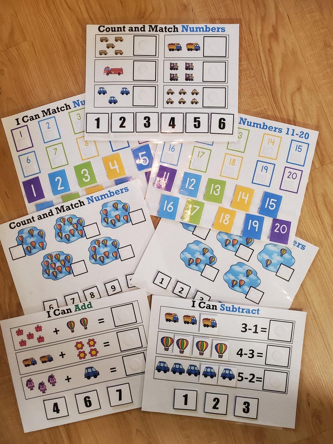 Preschool Pre-k Kindergarten Math Learning Bundle - Etsy