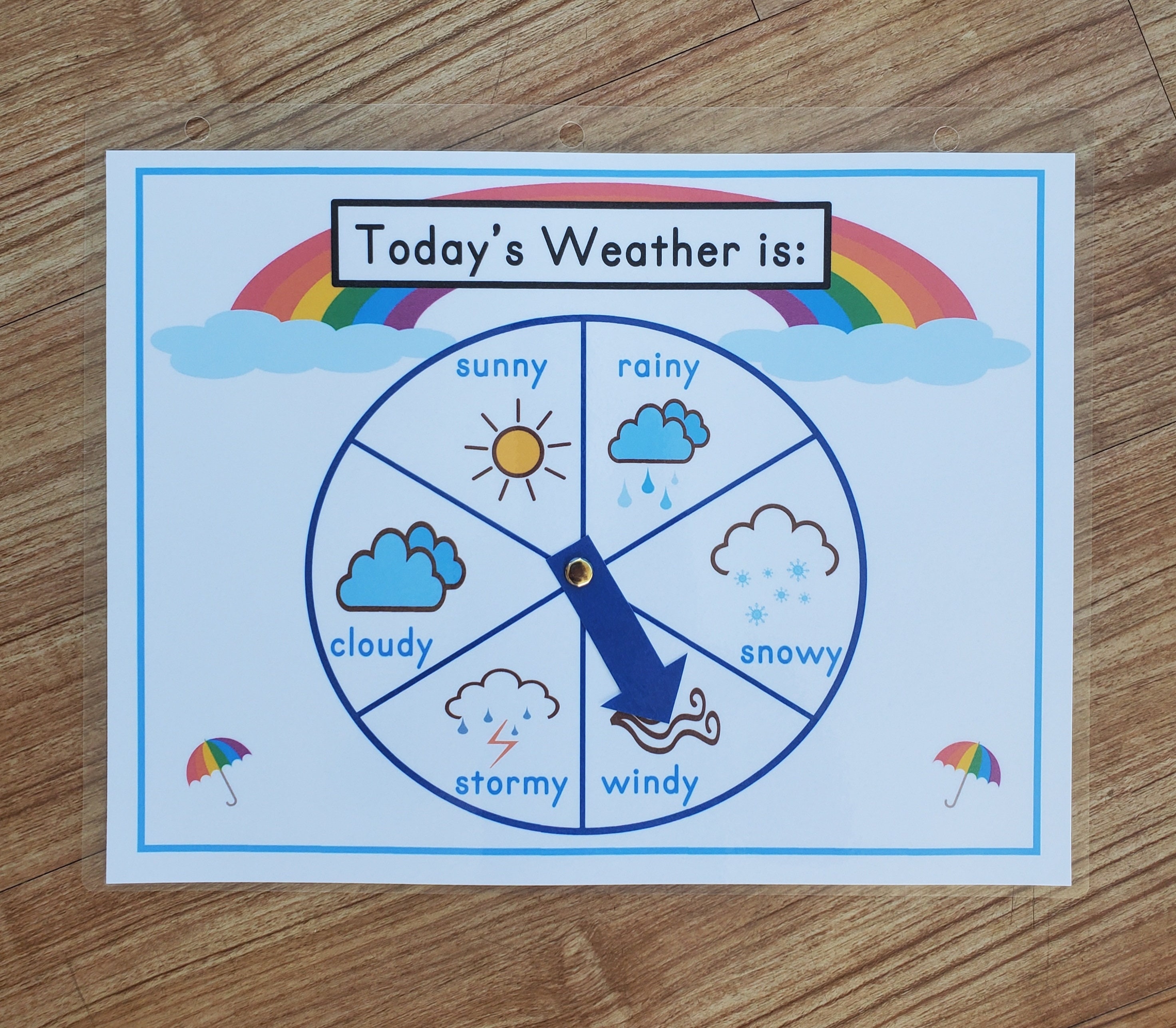 Weather Wheel Weather Chart | Etsy
