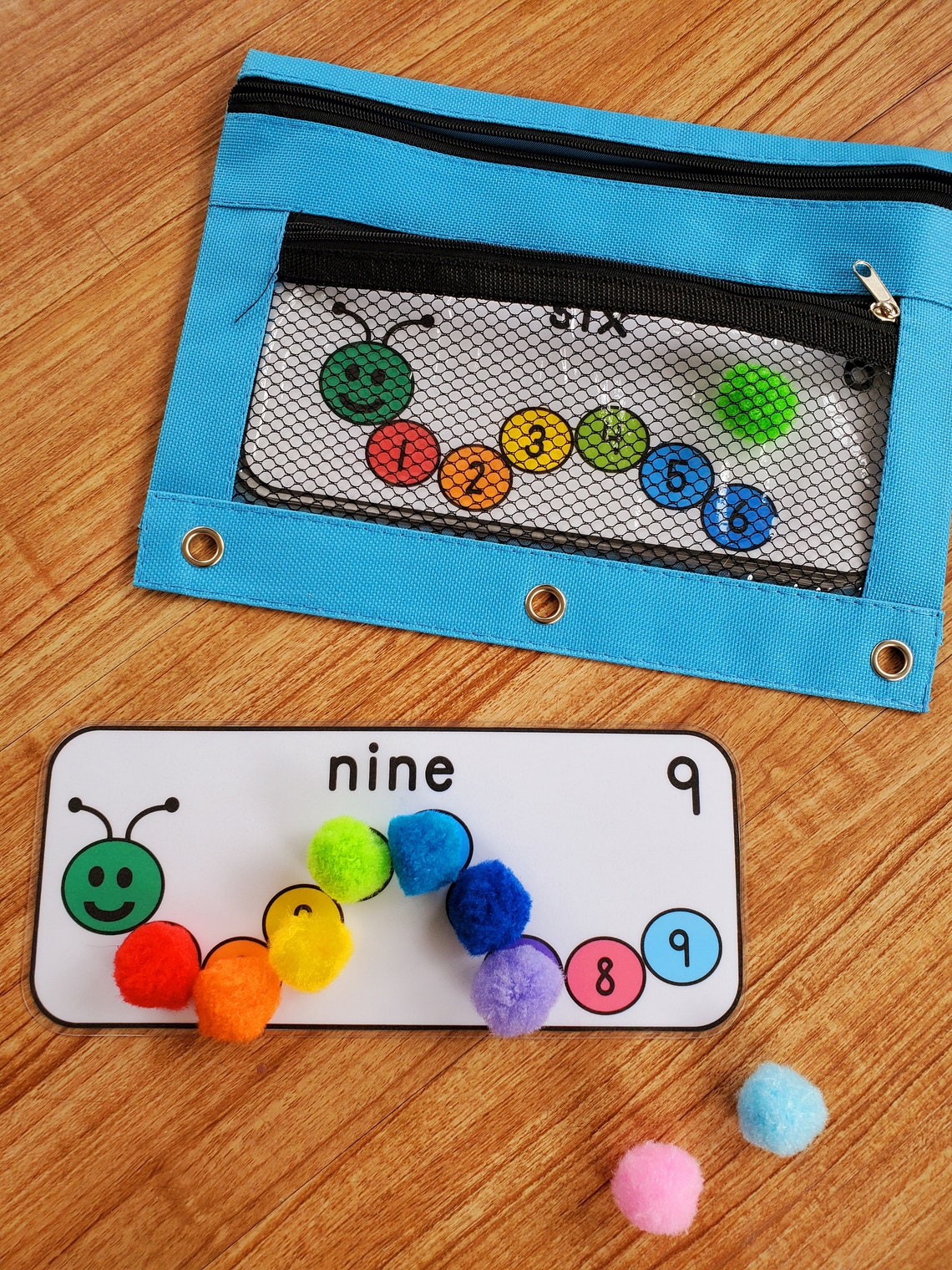 Caterpillar Counting Activity Preschool Pre-k Toddler - Etsy
