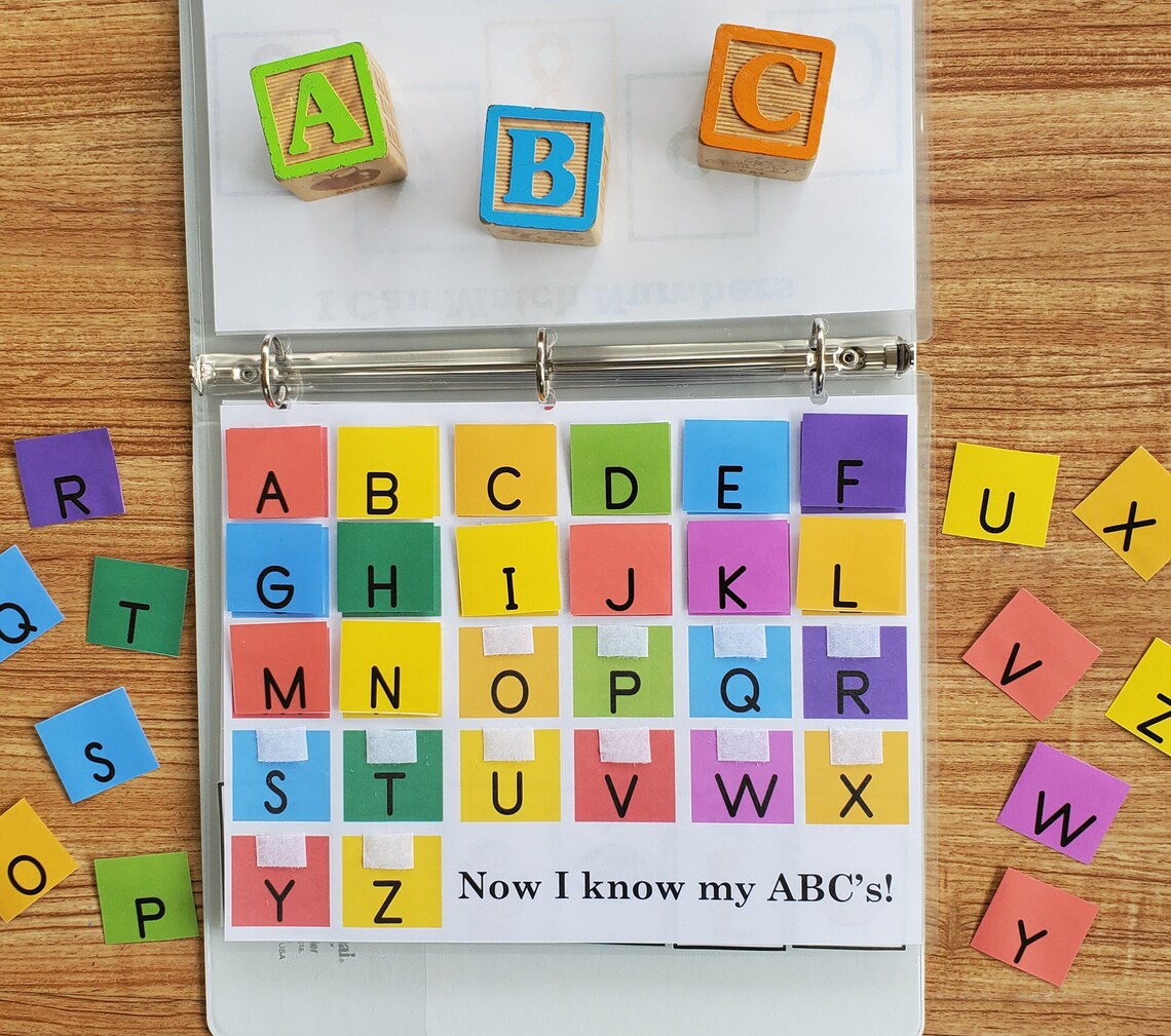 Toddler Preschool Early Learning Binder - Etsy