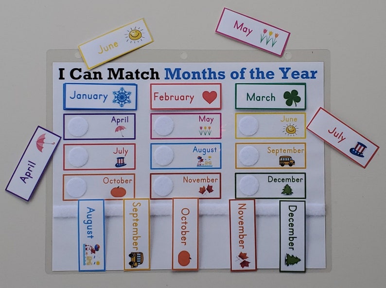 Calendar Time Learning Bundle - Etsy