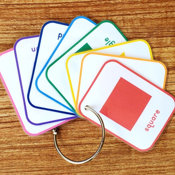 Laminated Flash Card - Etsy