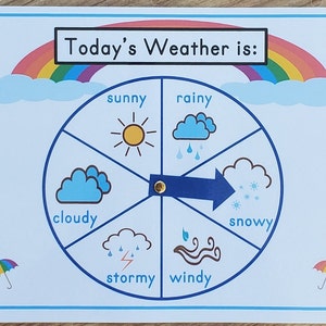 Weather Wheel Weather Chart - Etsy