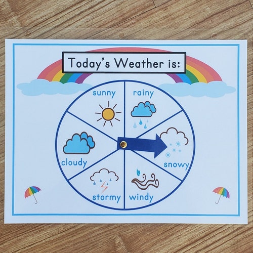 Weather Wheel Weather Chart - Etsy