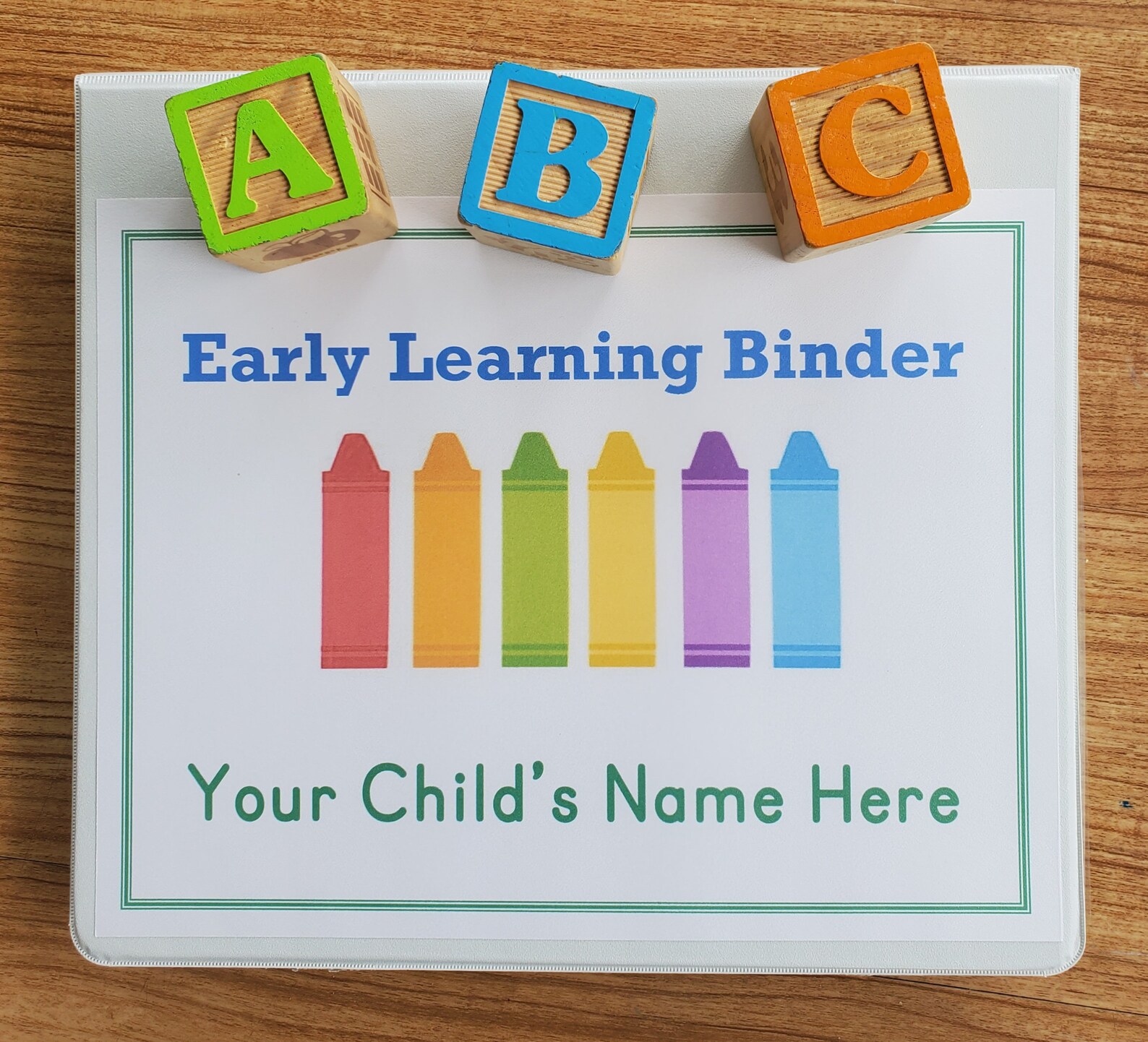 Toddler Preschool Early Learning Binder - Etsy