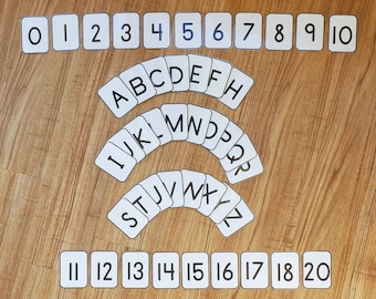 Laminated Flash Card - Etsy