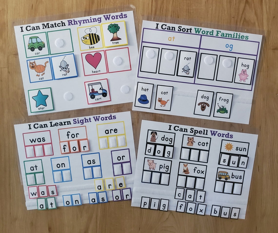 Kindergarten-1st Grade Learning Binder Ages 5-7 - Etsy