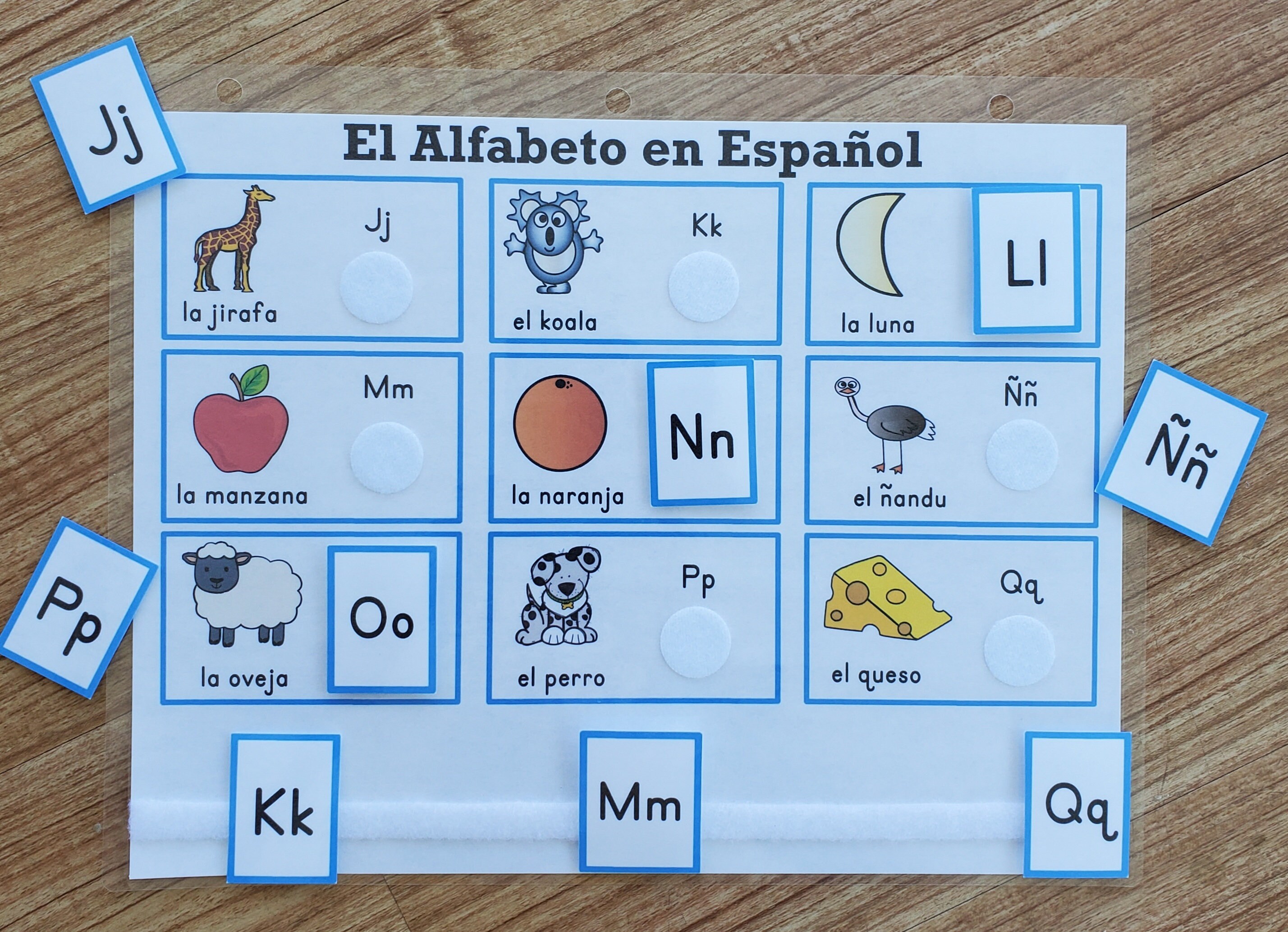 Spanish Alphabet Initial Sound Matching Bundle | Etsy