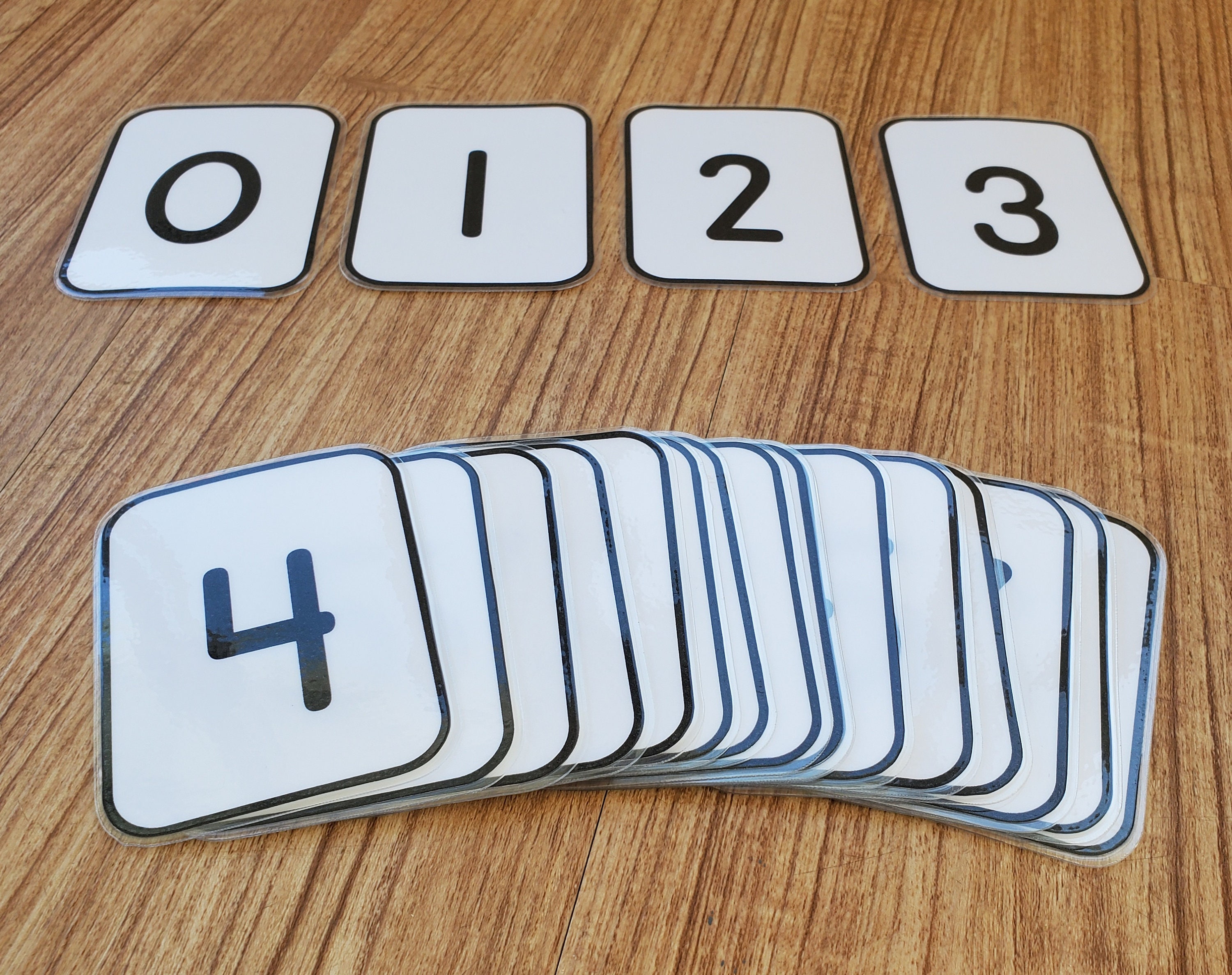 Laminated Flash Cards Uppercase Alphabet A-Z and Numbers 0-20 - Etsy