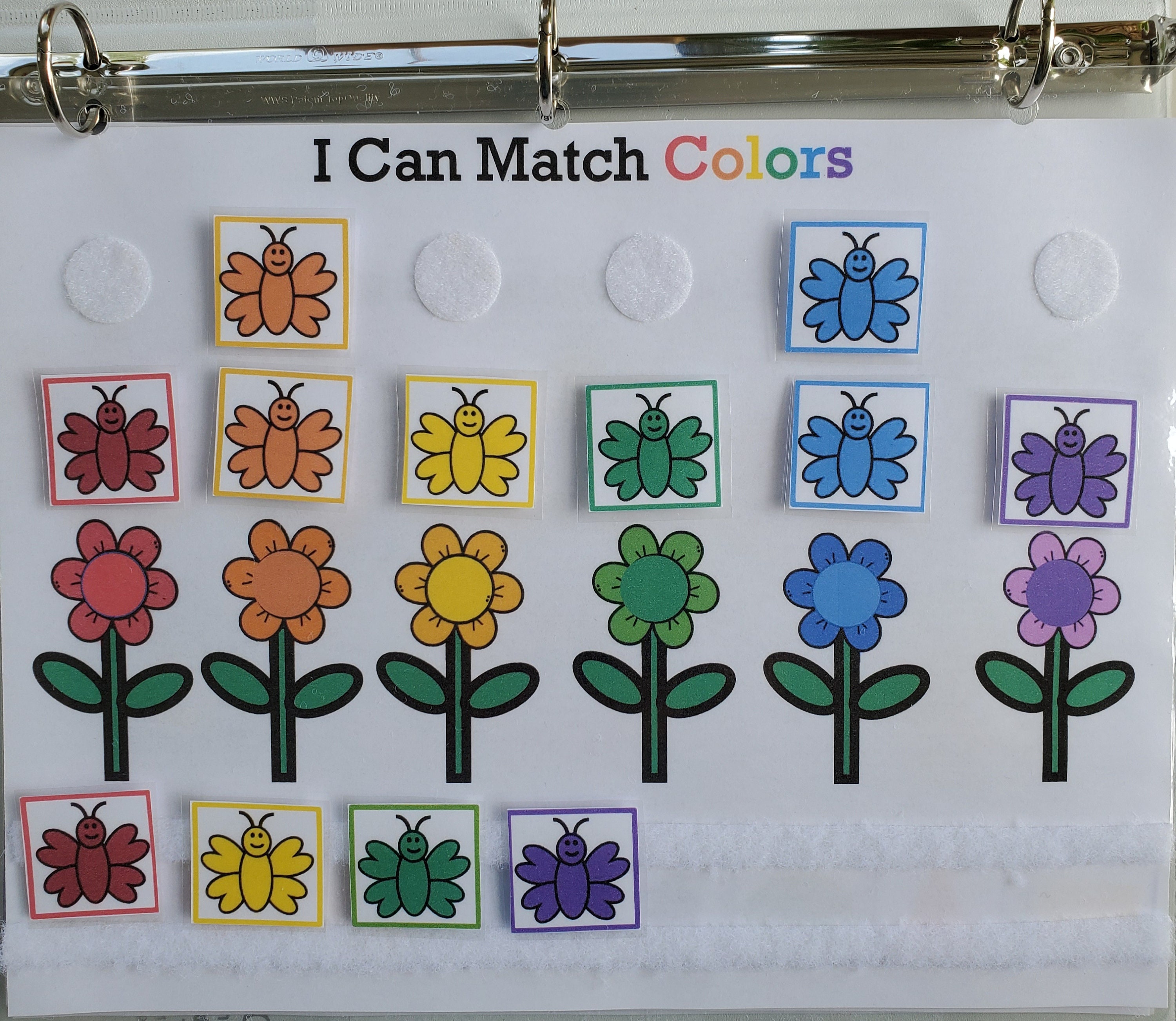 Preschool Learning Binder Rainbows & Butterflies Educational - Etsy