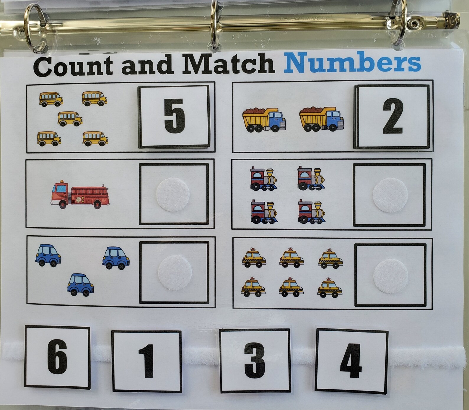 Preschool Learning Binder Transportation Theme - Etsy