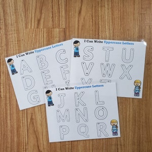 Preschool Pre-k Kindergarten Letter and Name Tracing Bundle - Etsy