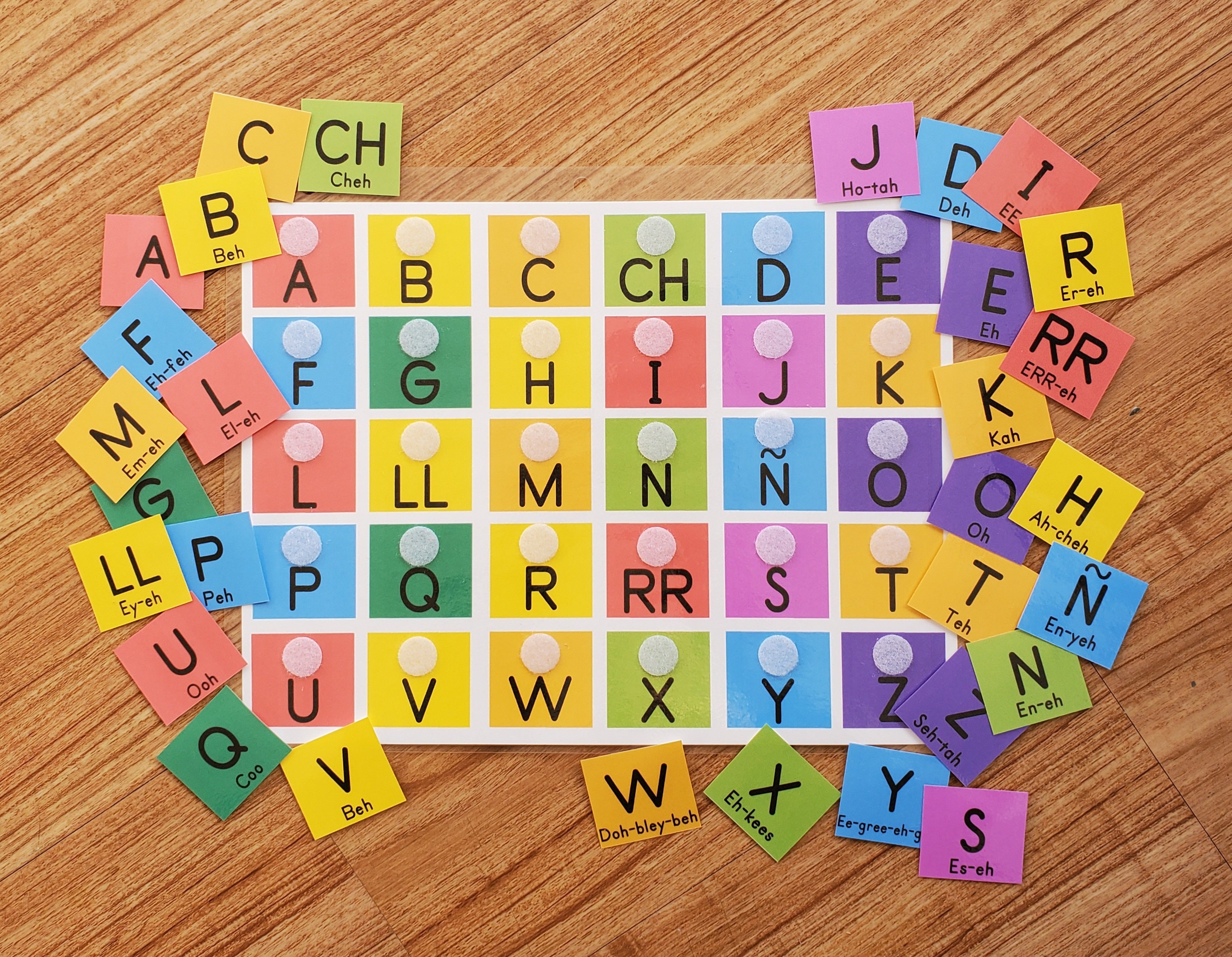 Spanish Alphabet Matching Page - Etsy