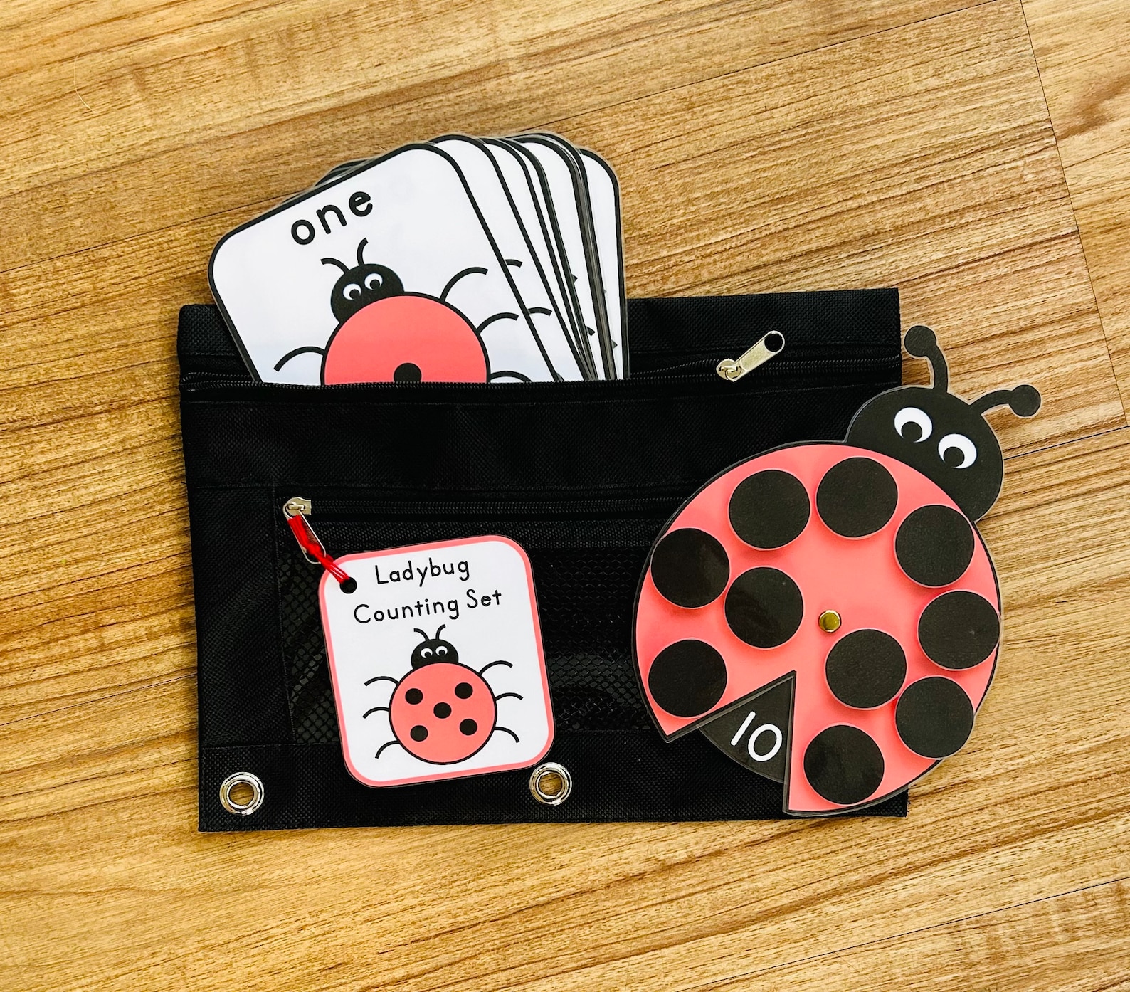 Ladybug Counting Set Preschool, Pre-k, Kindergarten - Etsy