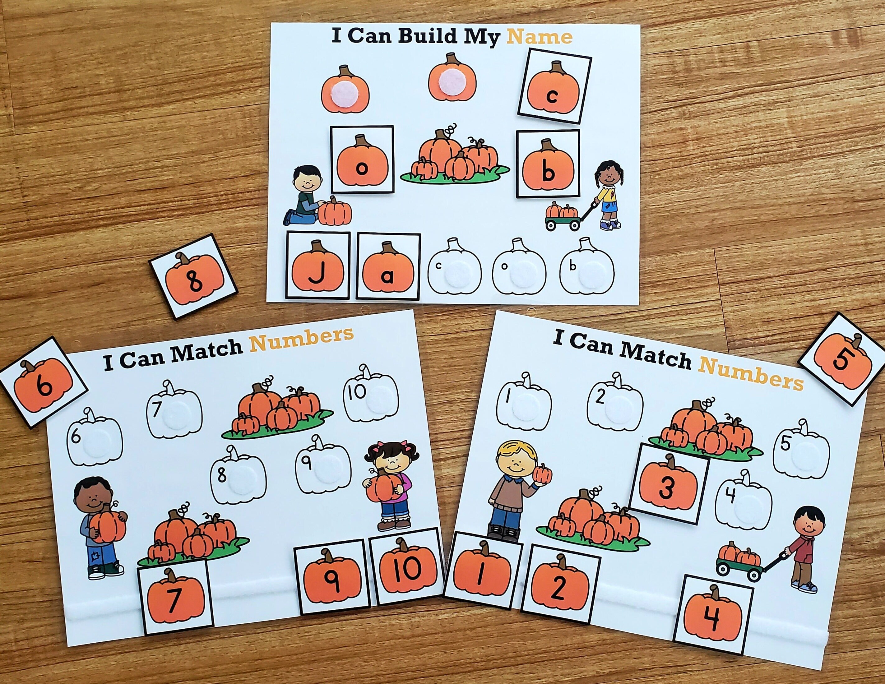 Pumpkin Themed Fall Learning Bundle - Etsy