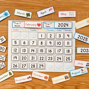 Calendar Time Learning Bundle - Etsy