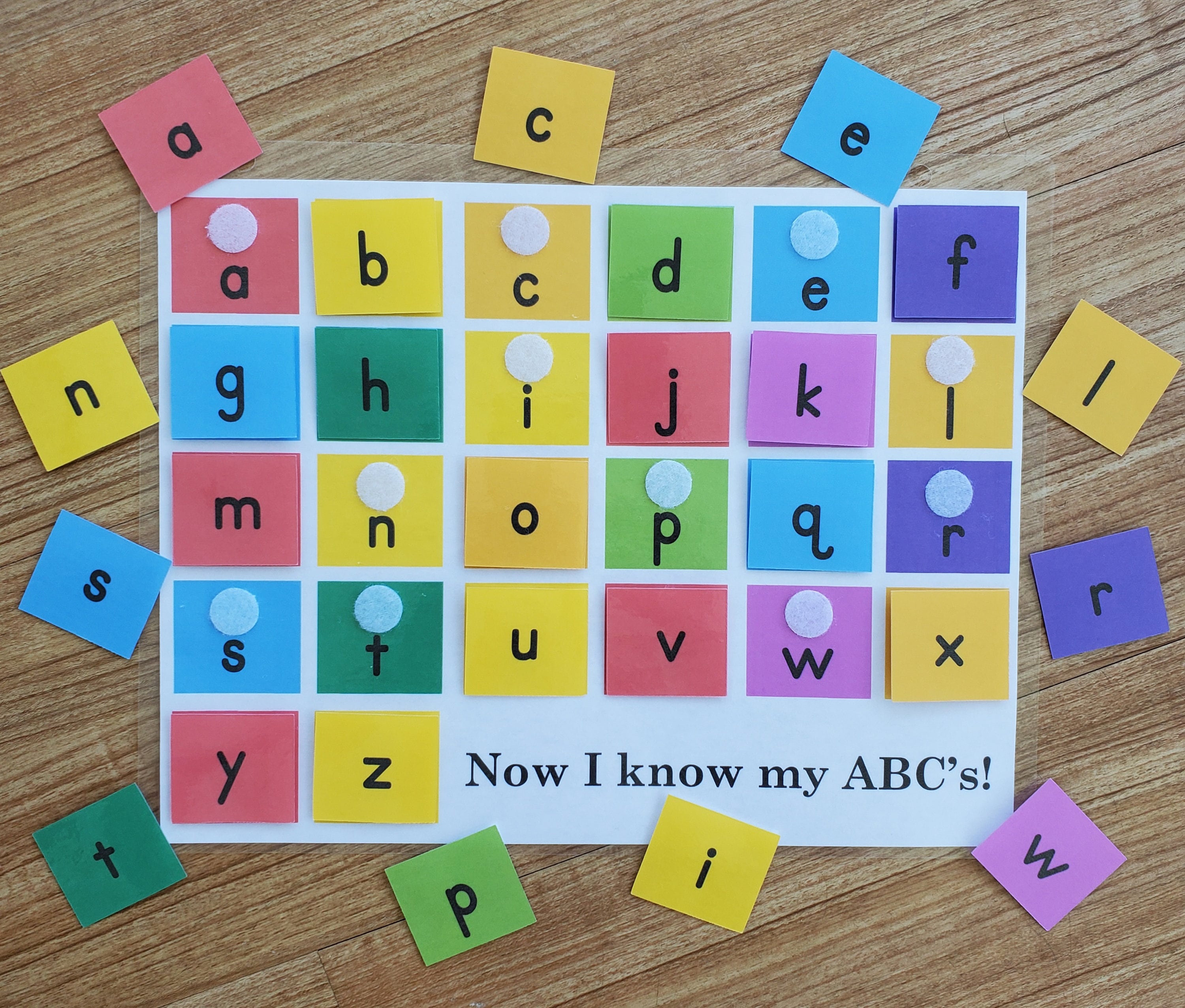 Lowercase Alphabet Matching Page - Etsy