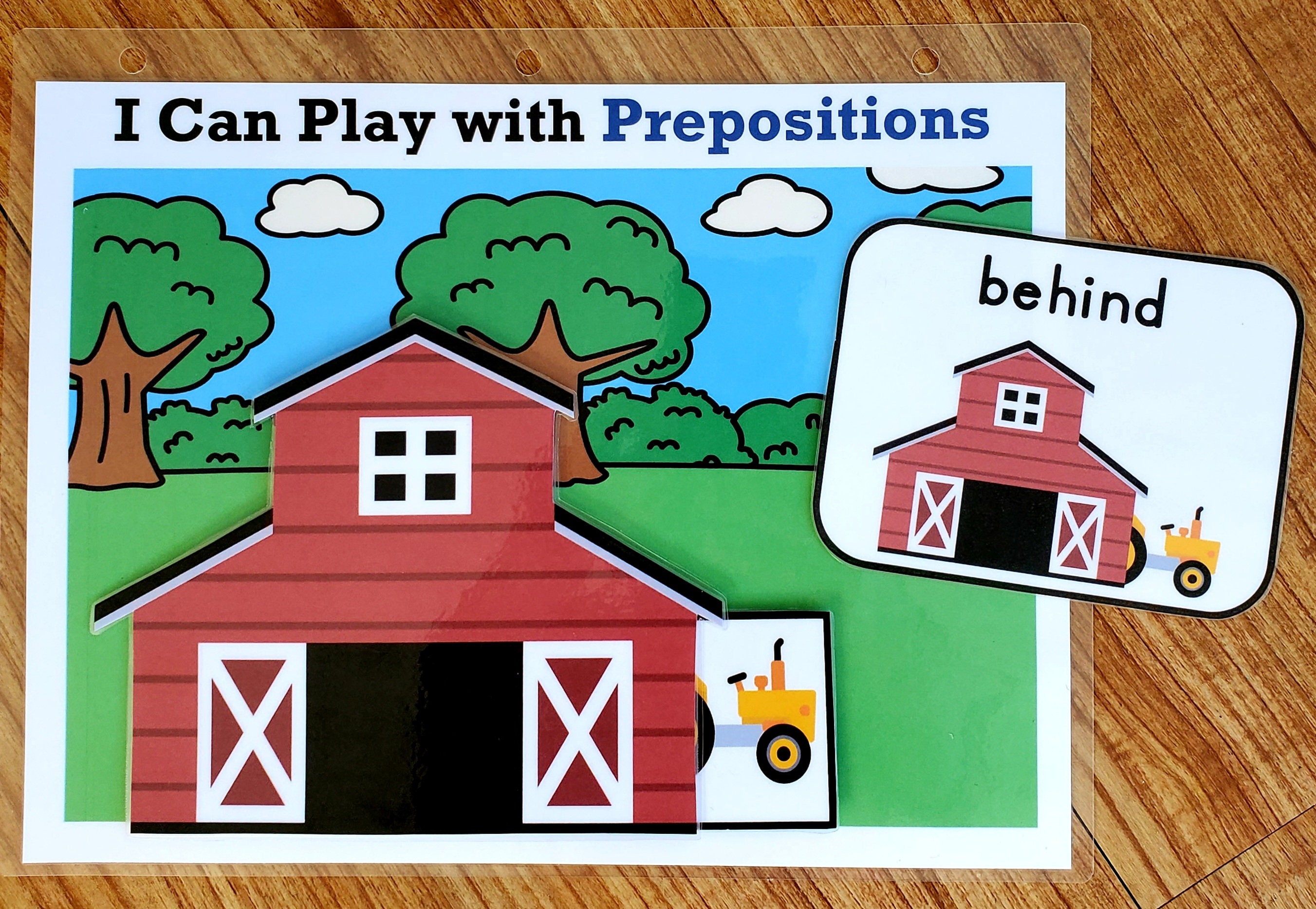Preposition Play and Learn Bundle - Etsy
