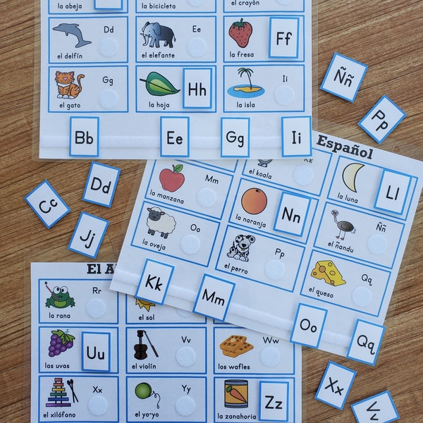 Spanish Alphabet - Etsy