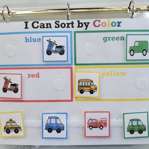 Preschool Learning Binder Transportation Theme - Etsy