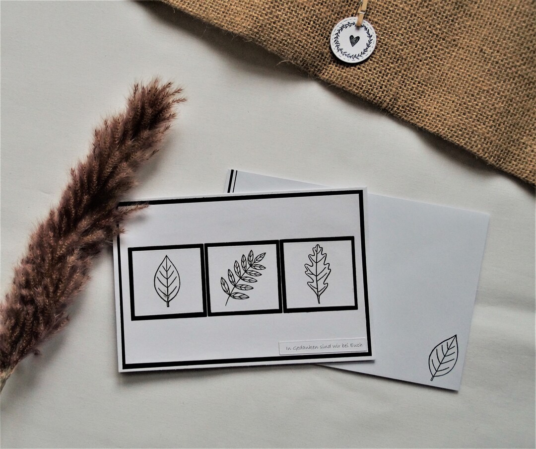 Mourning Card, Condolence Card, Mourning, Condolences - Etsy