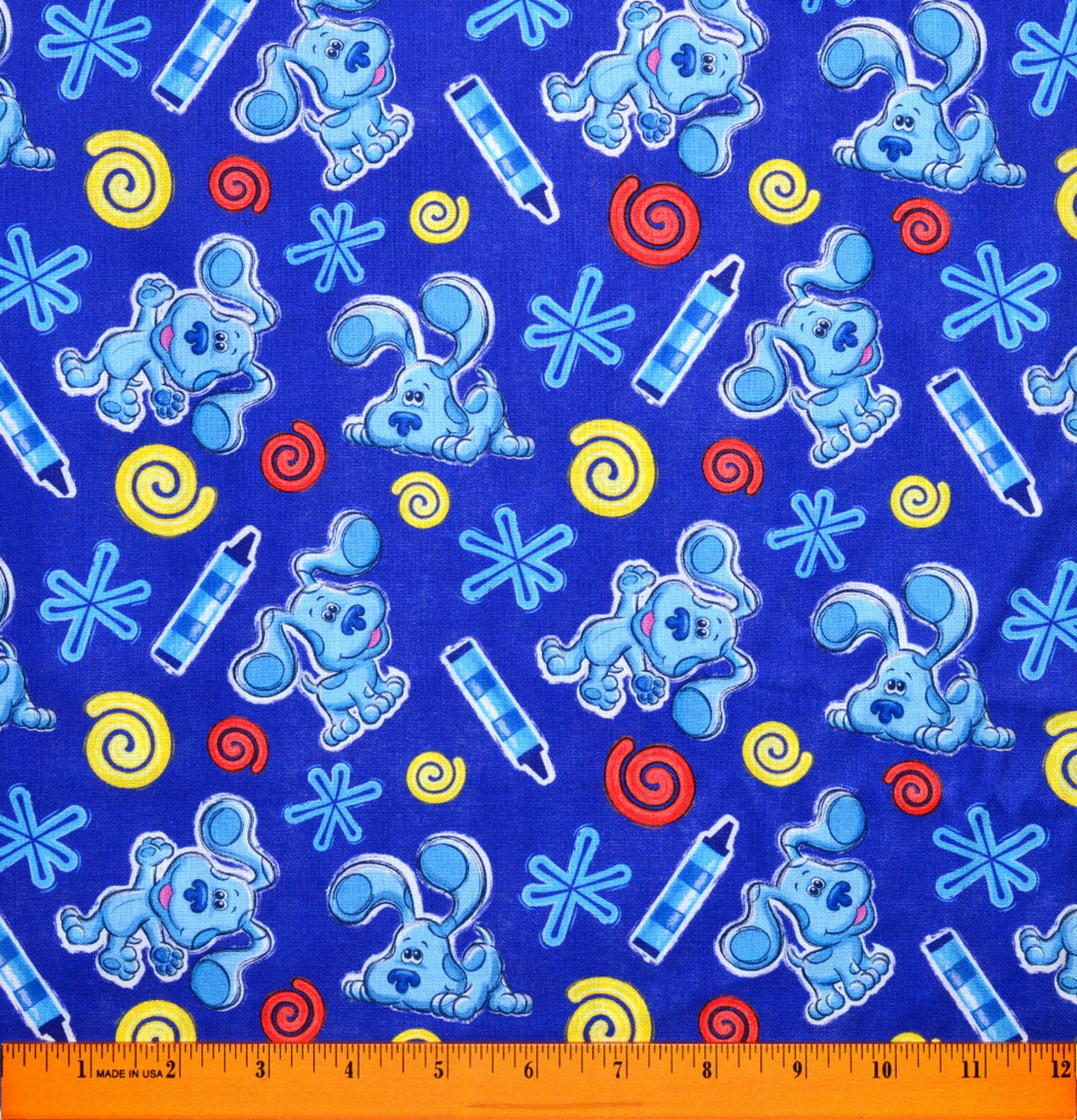 BLUE'S CLUES FABRIC | Sold by the Half Yard! | Continuous Cut! | 100% ...