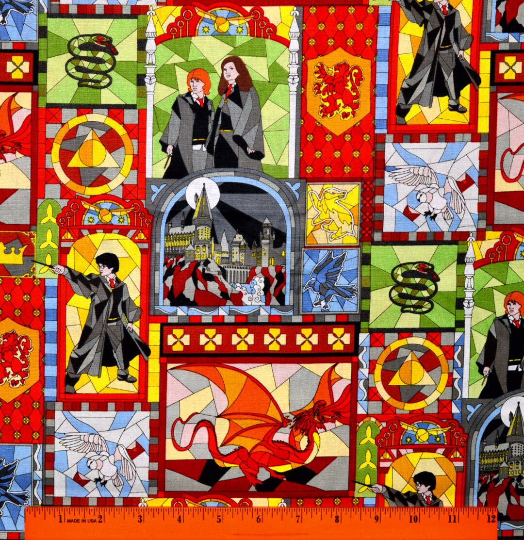 HARRY POTTER FABRIC | Sold by the Half Yard! | Continuous Cut! | 100% ...