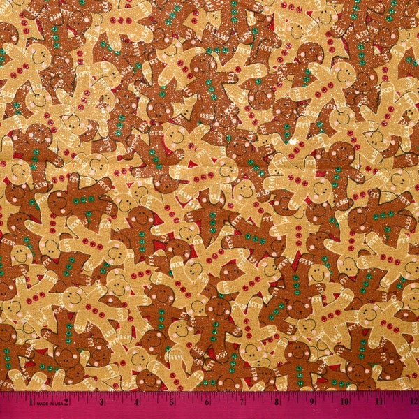 Gingerbread Man Fabric - Etsy