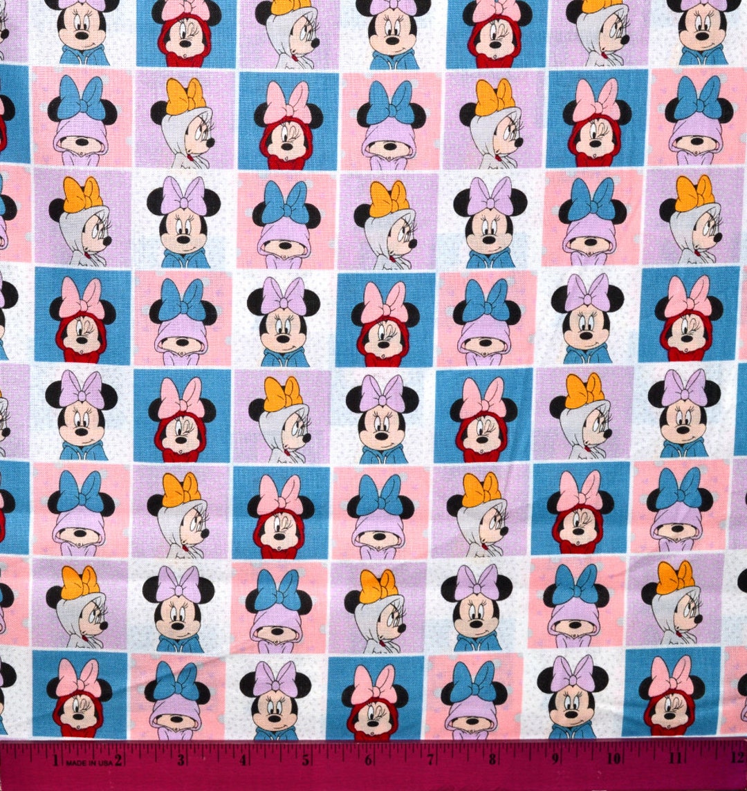 MINNIE MOUSE FABRIC | Sold by the Half Yard! | Continuous Cut! | 100% ...