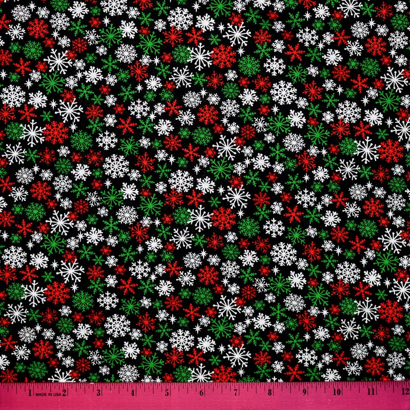Snowflake Fabric - Etsy